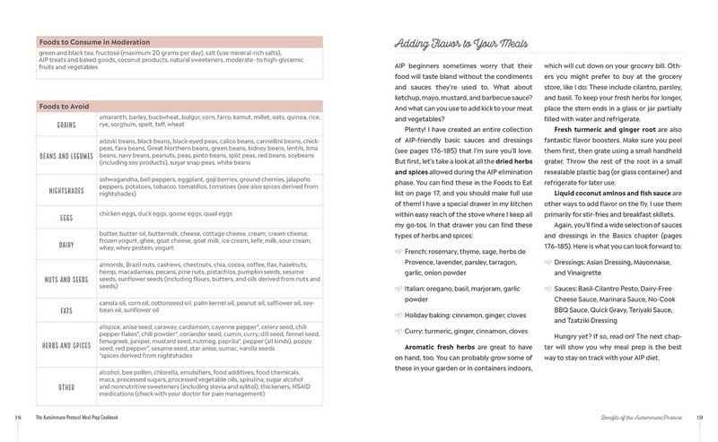 The Autoimmune Protocol Meal Prep Cookbook, Weekly Meal Plans and Nourishing Recipes That Make ...