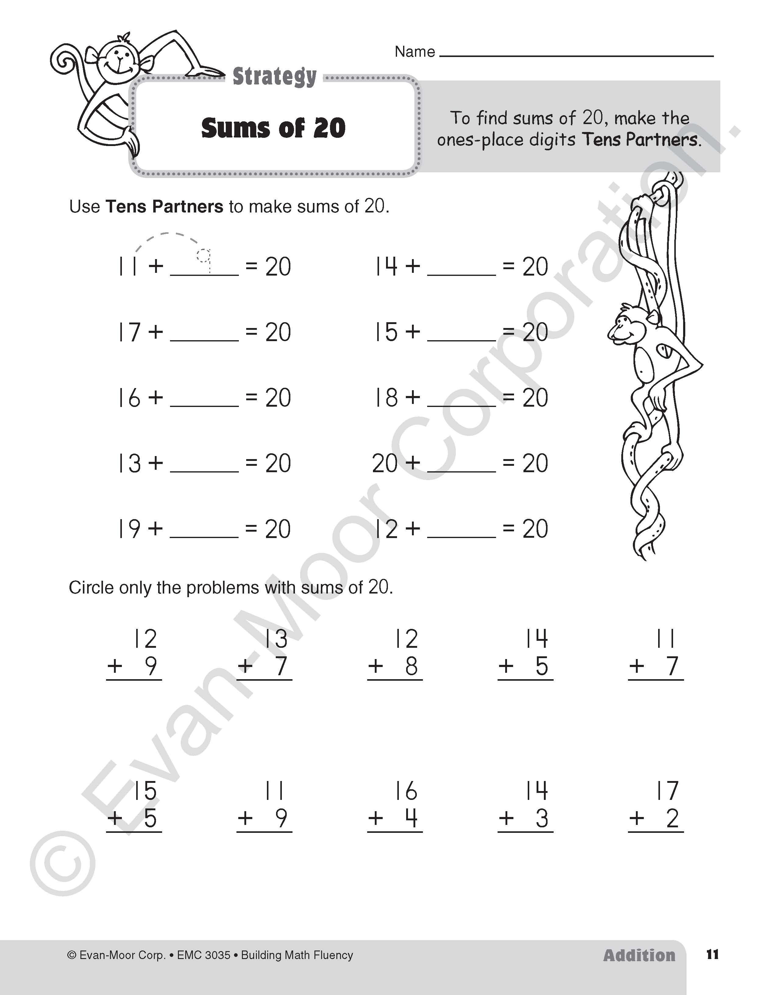 Building Math Fluency, Grade 3 Teacher Resource by Evan-Moor ...