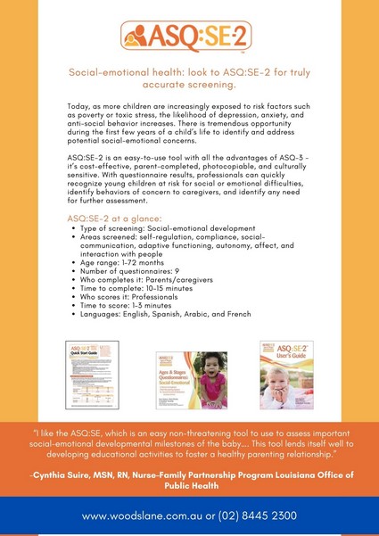 Ages & Stages Questionnaires: Social-Emotional (ASQ:SE-2 ...