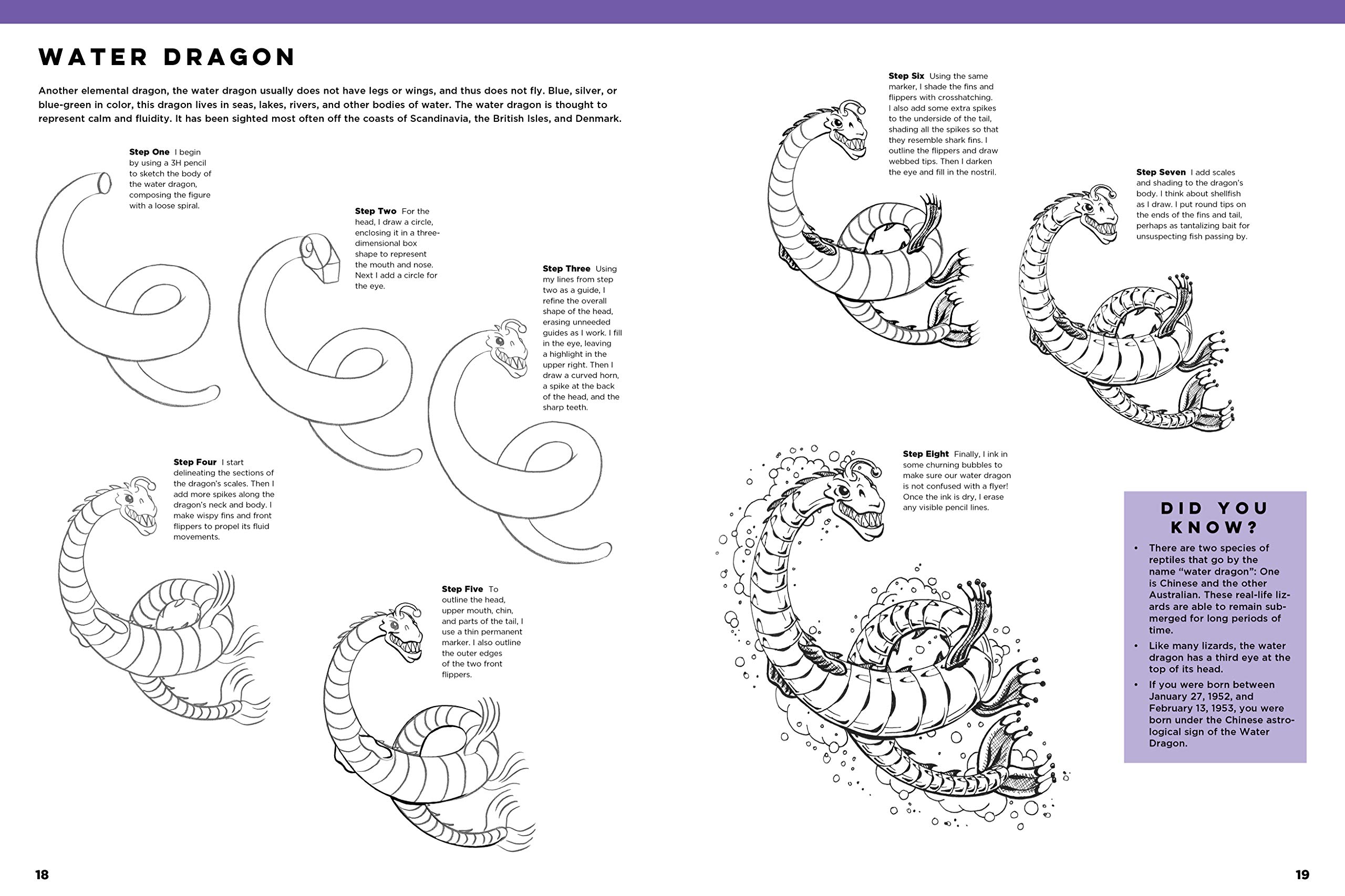 The Art of Drawing Dragons, Mythological Beasts, and Fantasy Creatures, Discover step-by-step ...