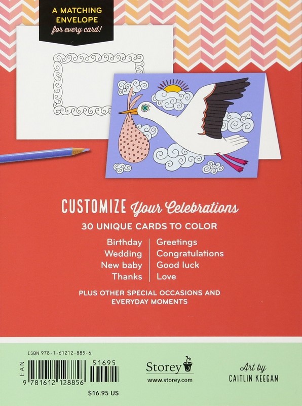 Color-Your-Own Greeting Cards, 30 Greeting Cards with Envelopes by ...