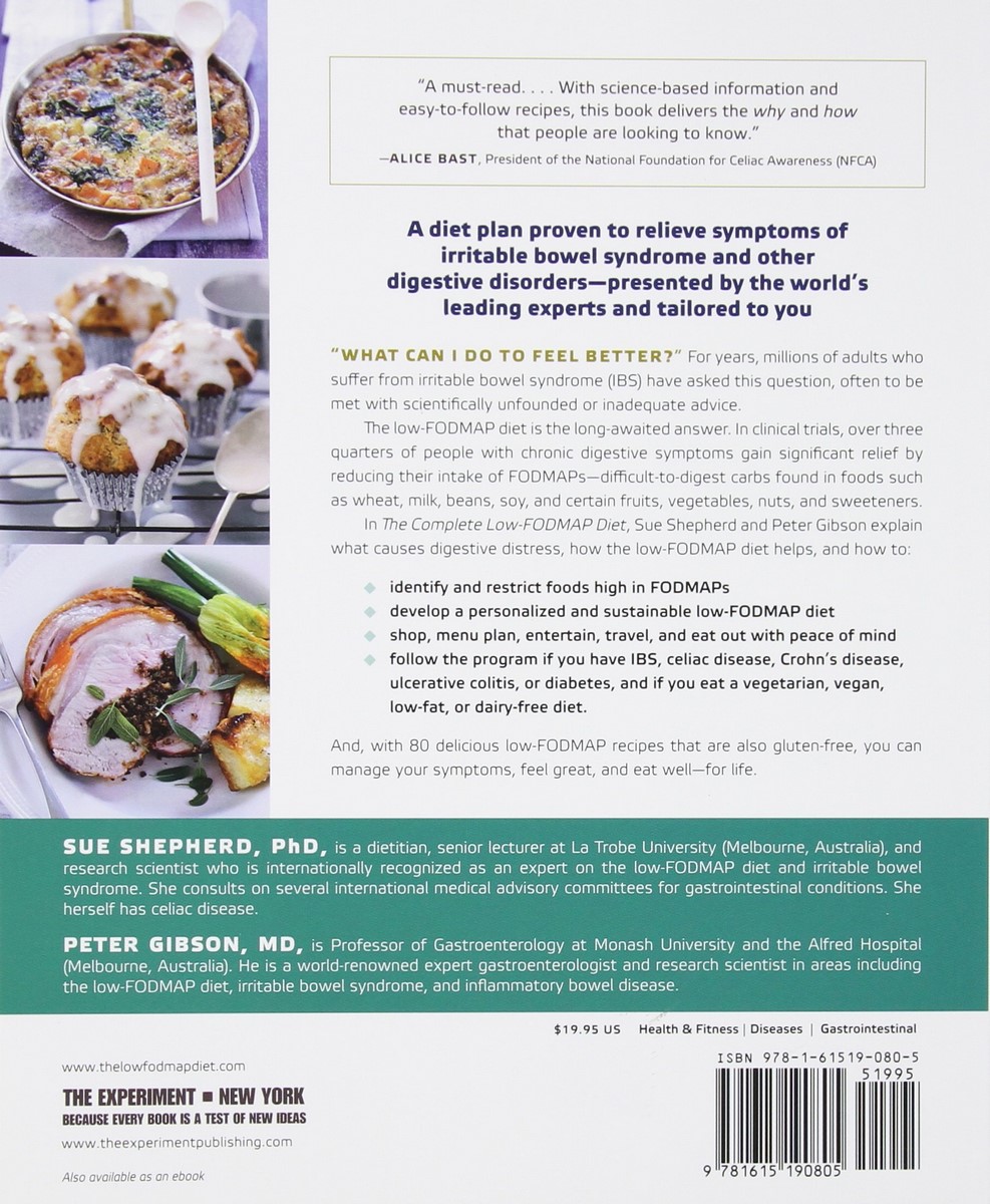 The Complete Low-Fodmap Diet, A Revolutionary Plan for Managing IBS and ...