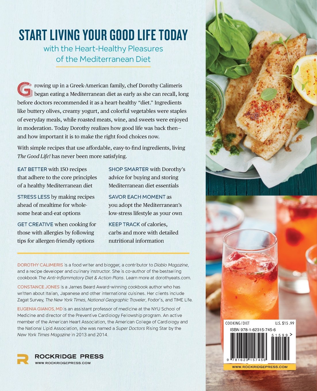 The Good Life! Mediterranean Diet Cookbook, Eat, Drink, and Live a ...