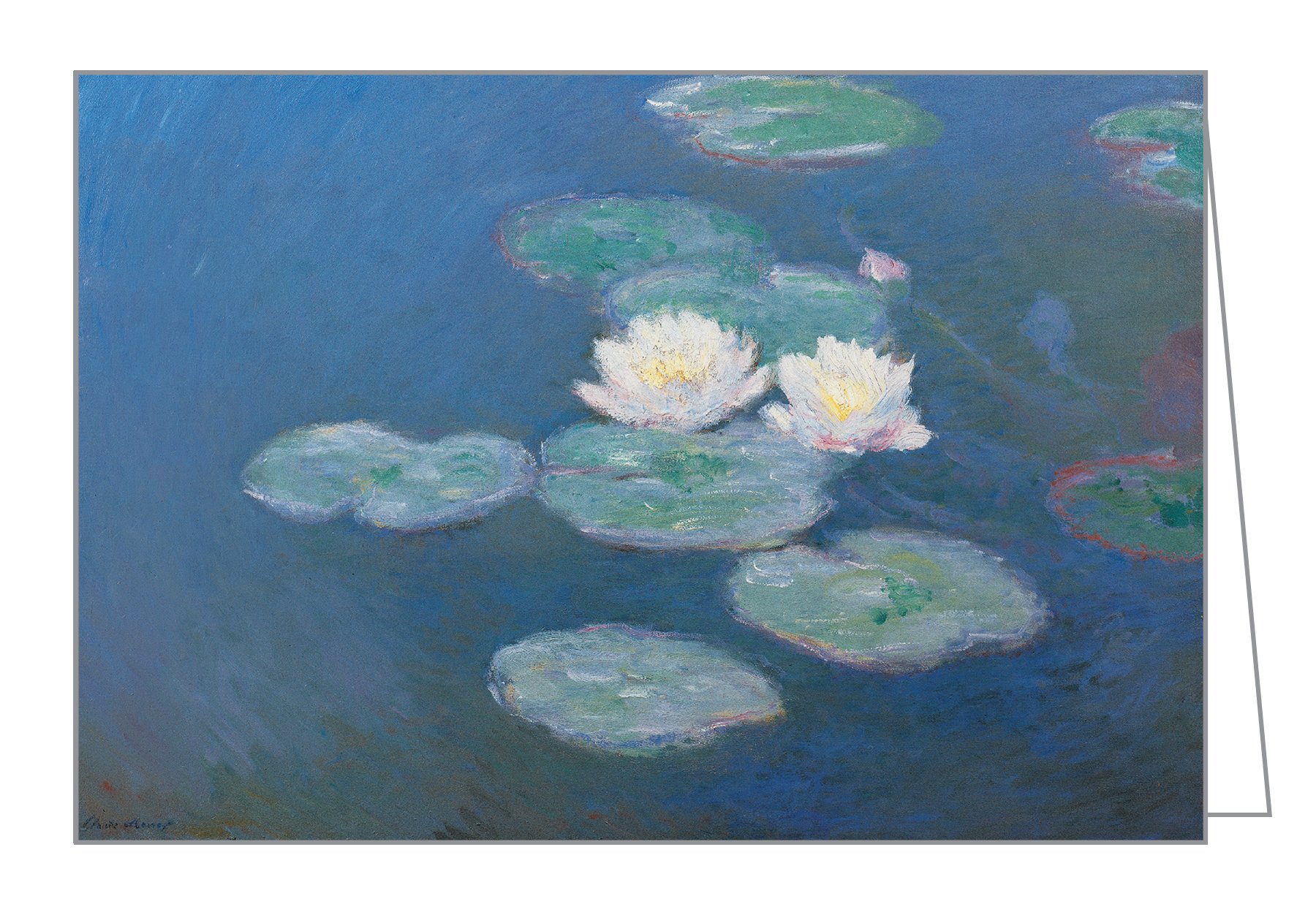 Monet: FlipTop Notecard Box, 20 Notecards (5 Different Designs) with ...
