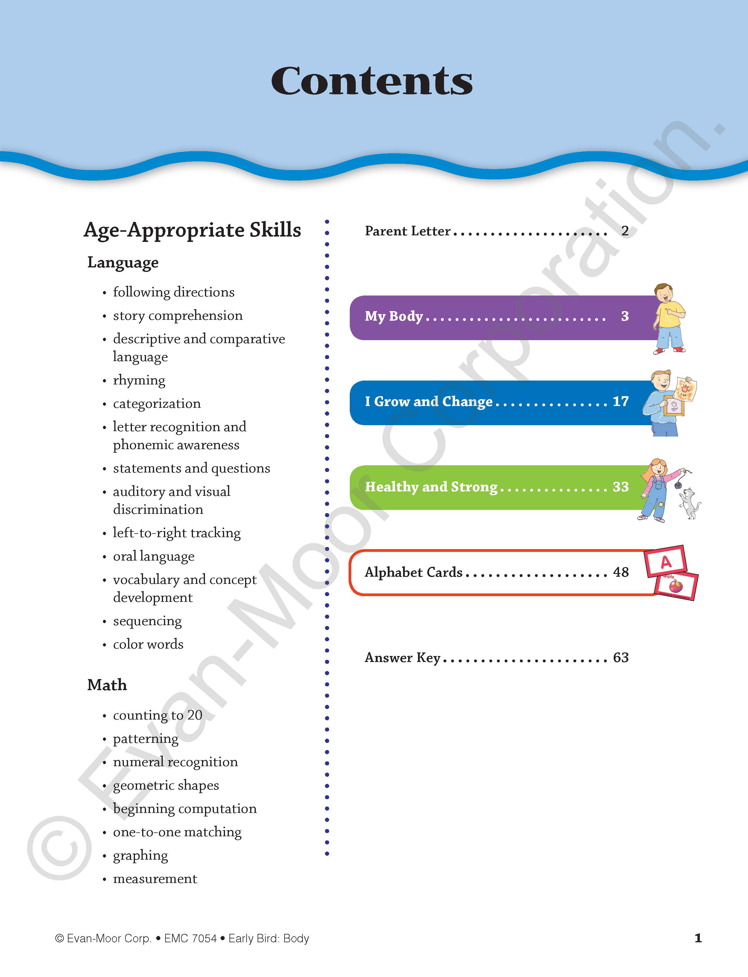Body, Age 4 - 5 Workbook by Evan-Moor Educational Publishers ...