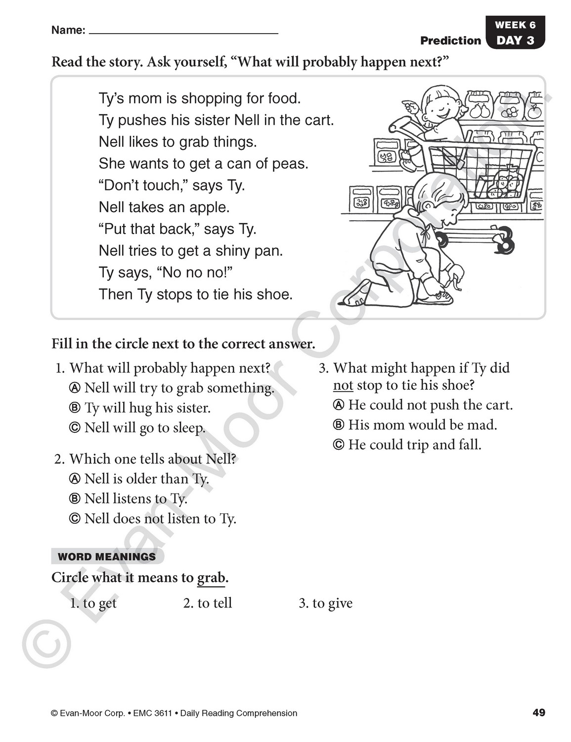 Daily Reading Comprehension, Grade 1 Teacher Edition, Daily Reading ...