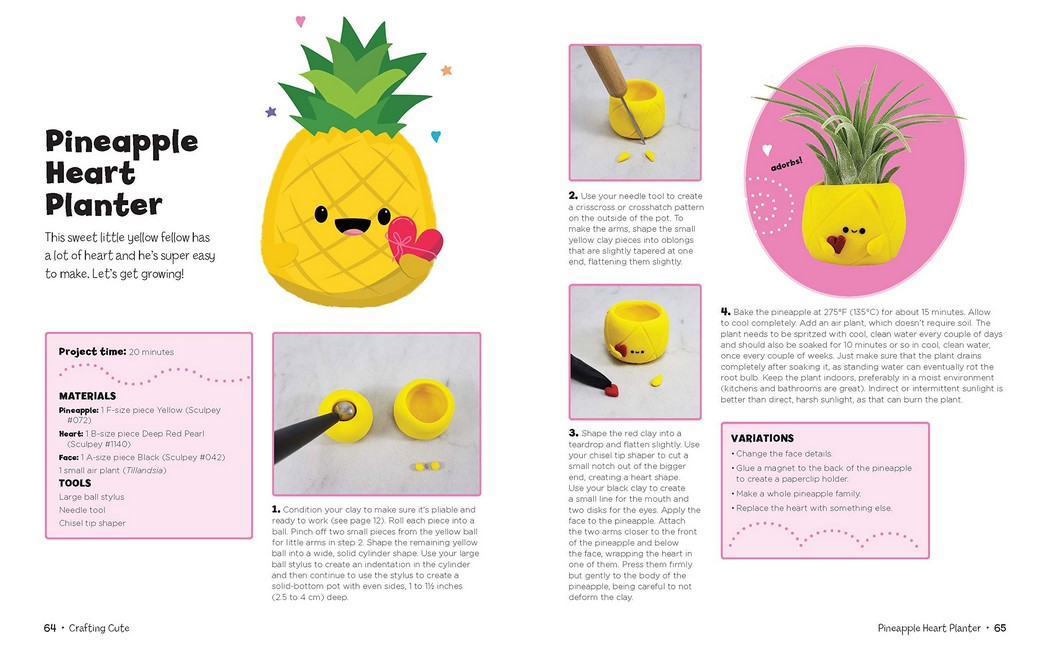 Crafting Cute: Polymer Clay the Kawaii Way, 50 Fantastically Fun ...