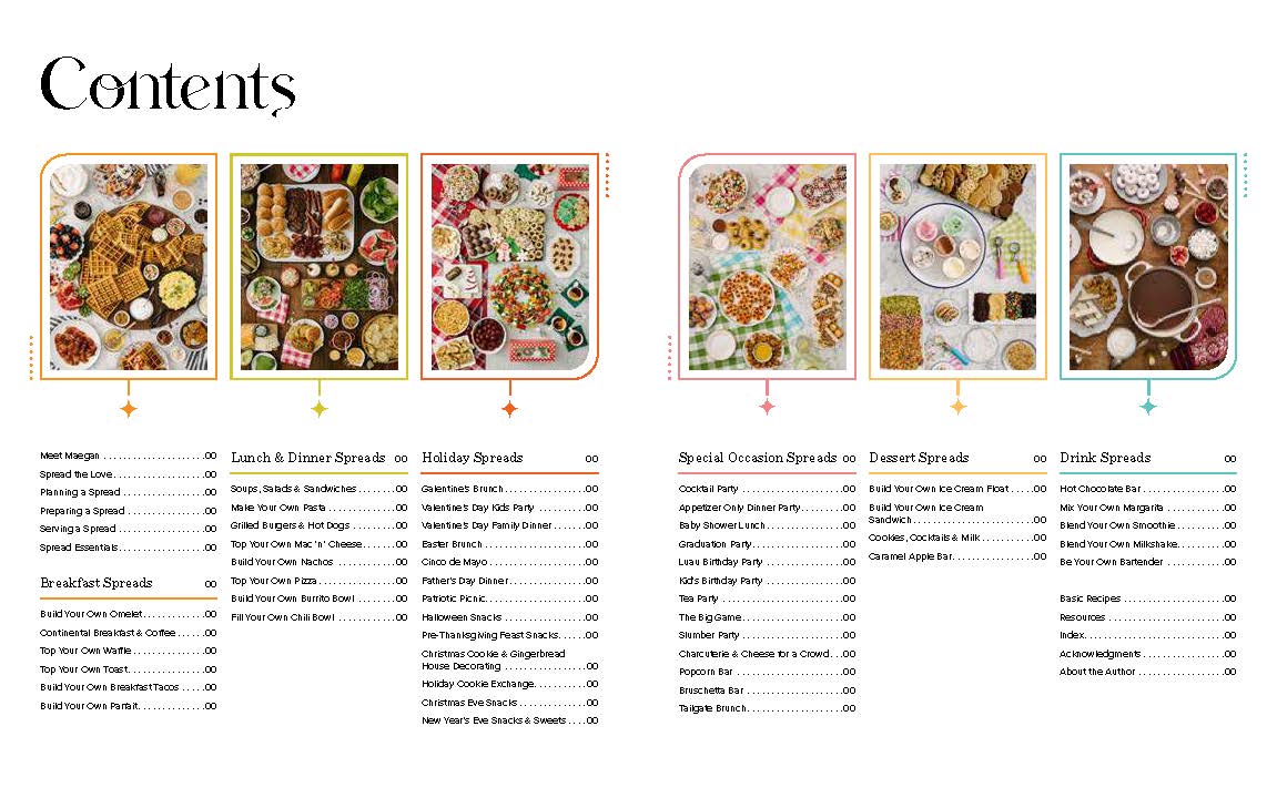 Spectacular Spreads, 50 Amazing Food Spreads for Any Occasion by Maegan ...