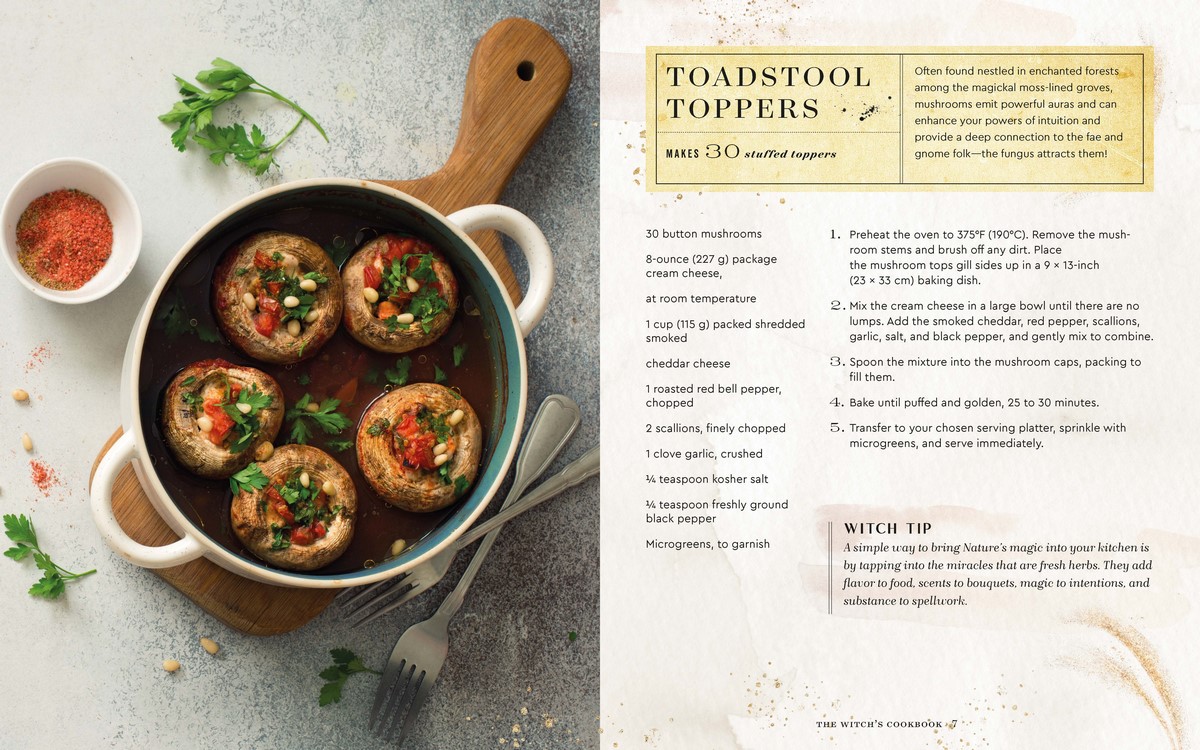 The Witch's Cookbook, 50 Wickedly Delicious Witchcraft-Inspired Recipes ...