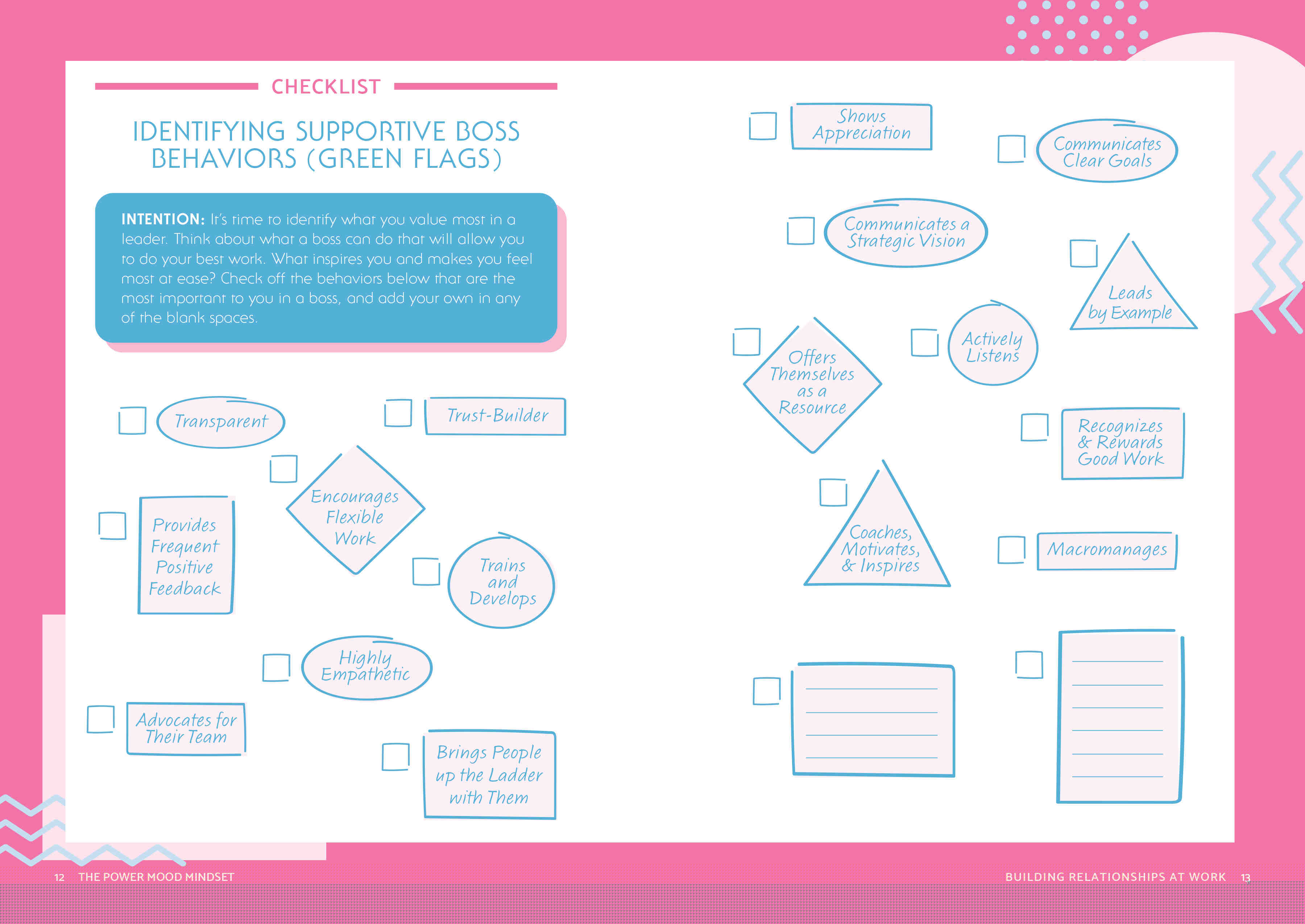 Power Mood Mindset Workbook, Achieve Your Career Goals with Intention ...