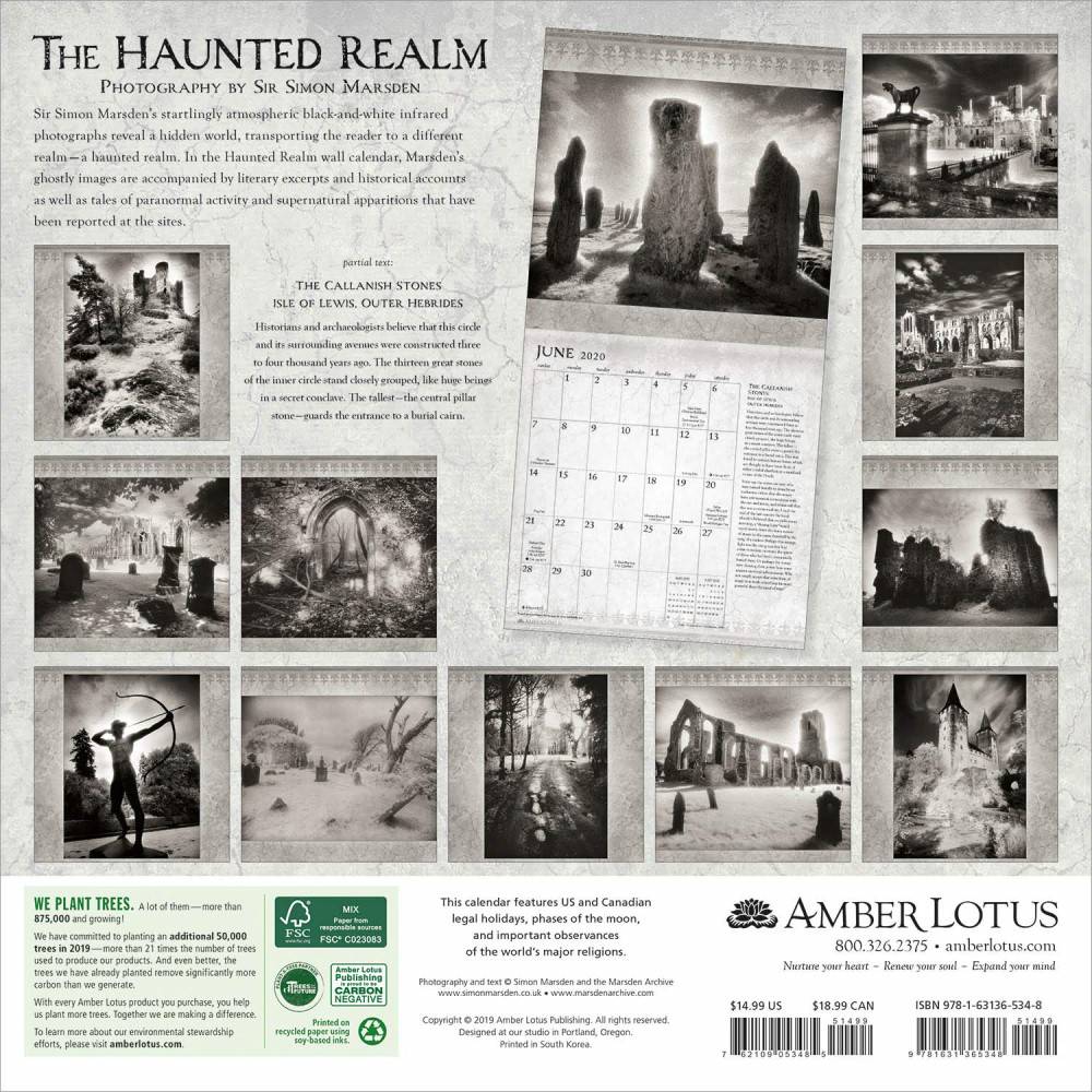 The Haunted Realm 2020 Wall Calendar by Sir Simon Marsden ...