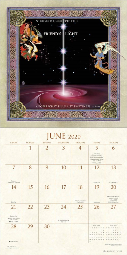 2020 Illuminated Rumi Calendar, By Michael Green by Michael Green ...