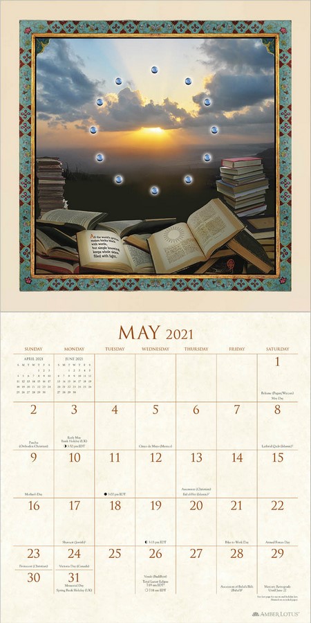 The Illuminated Rumi - 2021 Wall Calendar by Michael Green ...