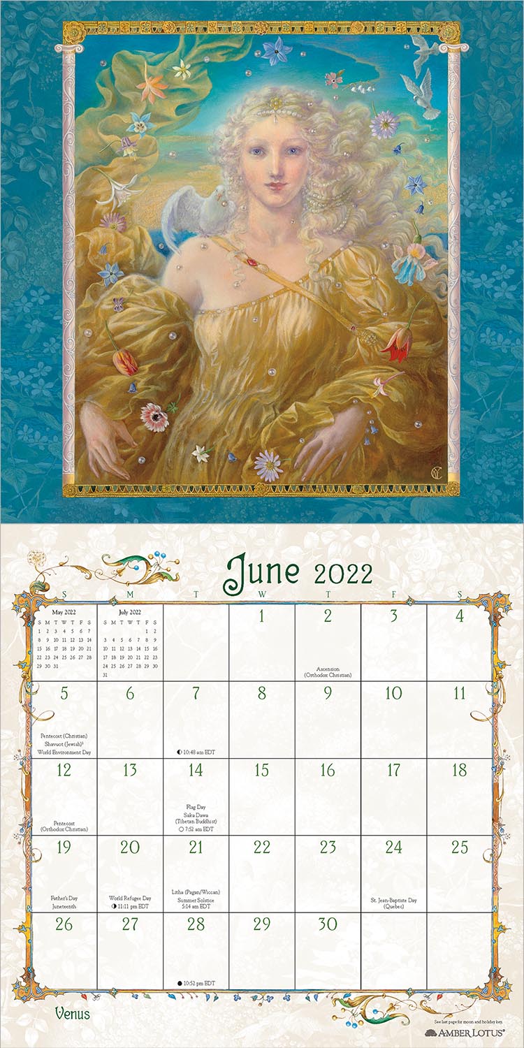 Women of Myth & Magic - 2022 Fantasy Art Wall Calendar by Kinuko Y ...