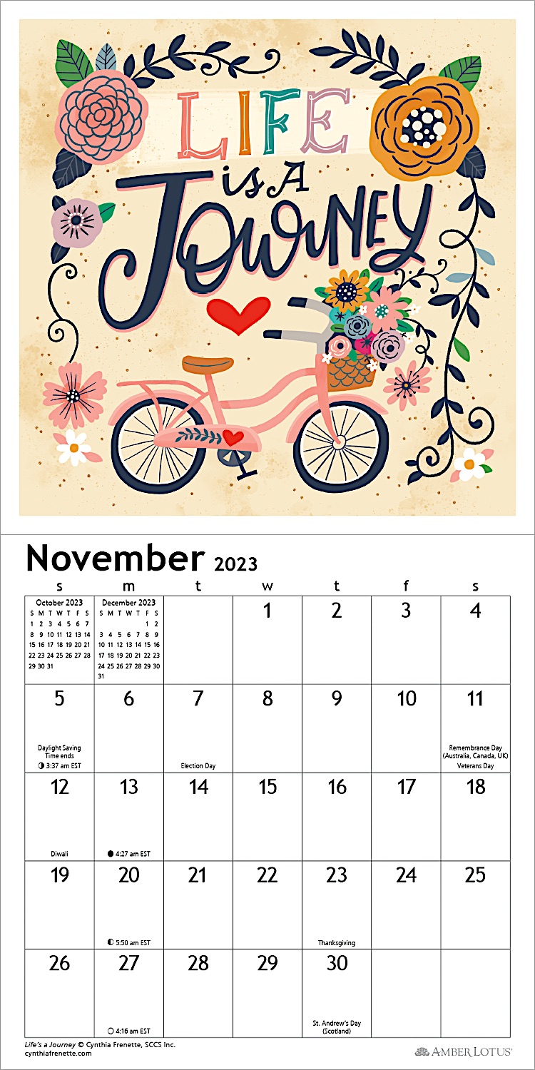 Bike Art - 2023 Mini Wall Calendar, In Celebration of the Bicycle by ...