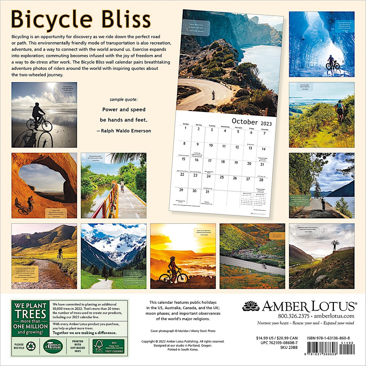 Bicycle Bliss - 2023 Wall Calendar, Bike Adventures and Inspiration by ...