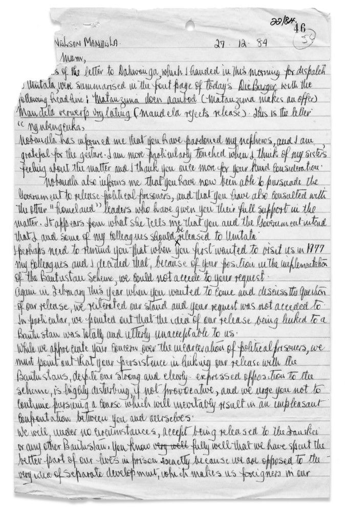 The Prison Letters of Nelson Mandela by Nelson Mandela | 9781631491177 ...