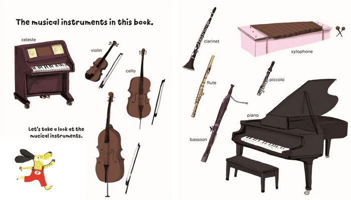 Poppy and the Orchestra - Sound Book, With 16 musical instrument sounds ...