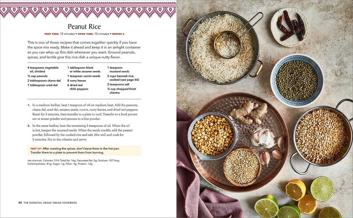 The Essential Vegan Indian Cookbook, 100 Home-Style Classics and ...