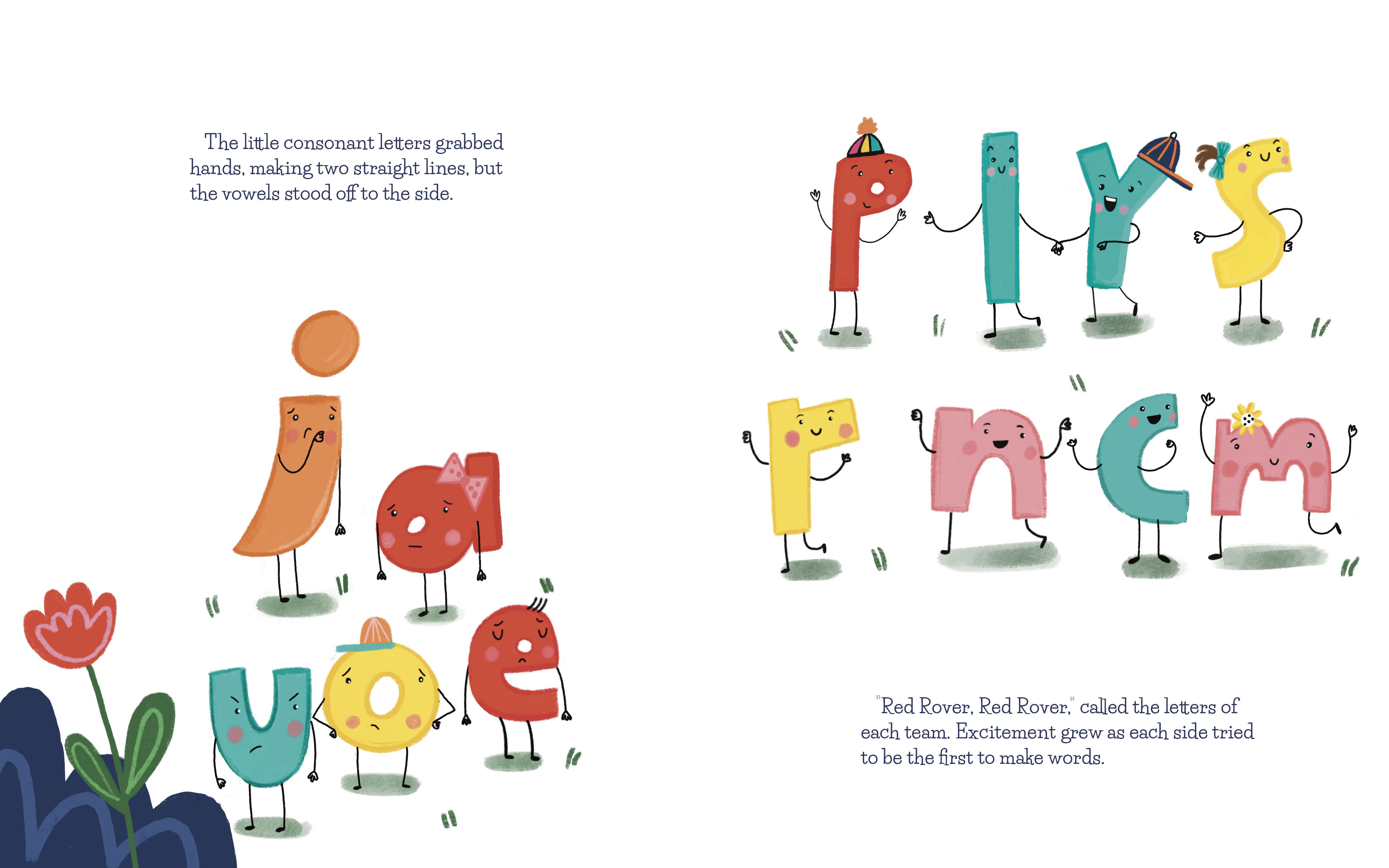 Red Rover, Red Rover, Send a Vowel Over by Kimberlee Gard | A Picture ...