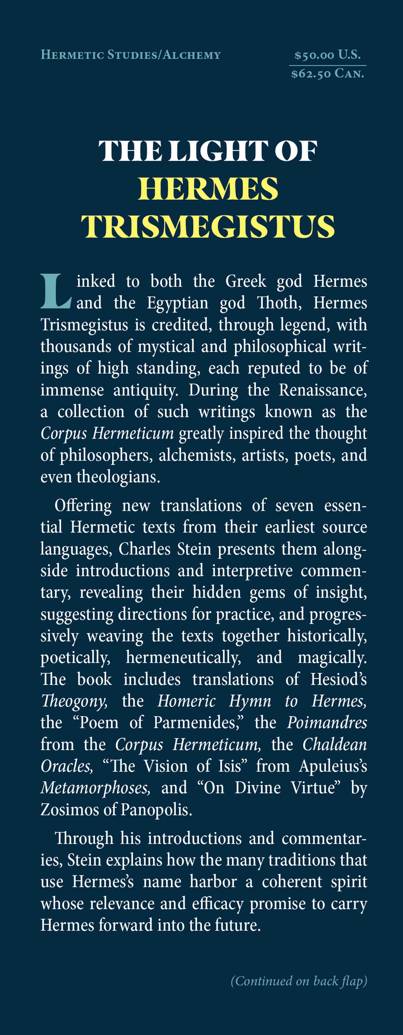 The Light of Hermes Trismegistus, New Translations of Seven Essential ...