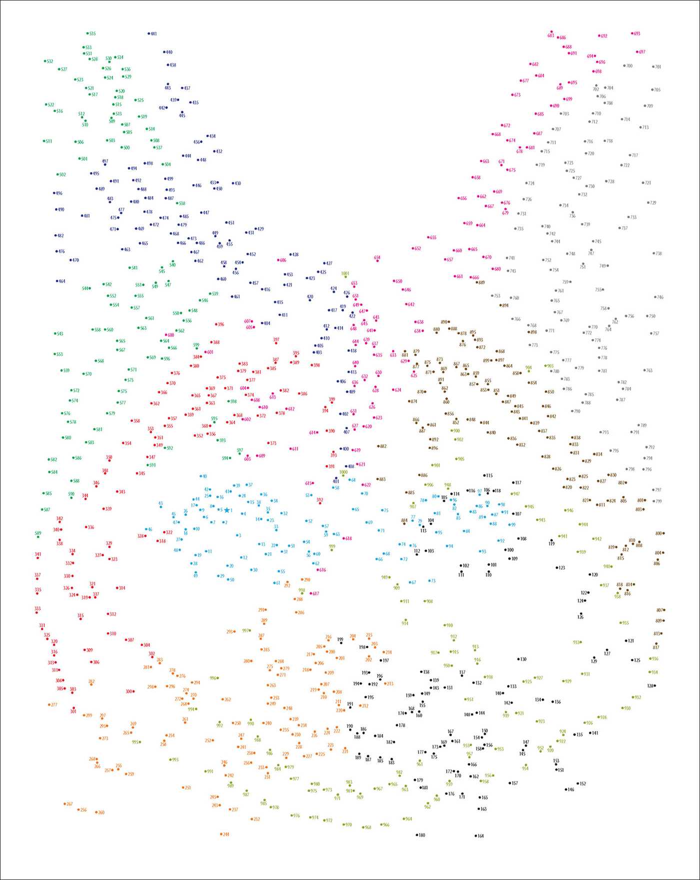 1,001 Dot-to-Dot Amazing Animals by Thomas Pavitte | 9781645177661 ...