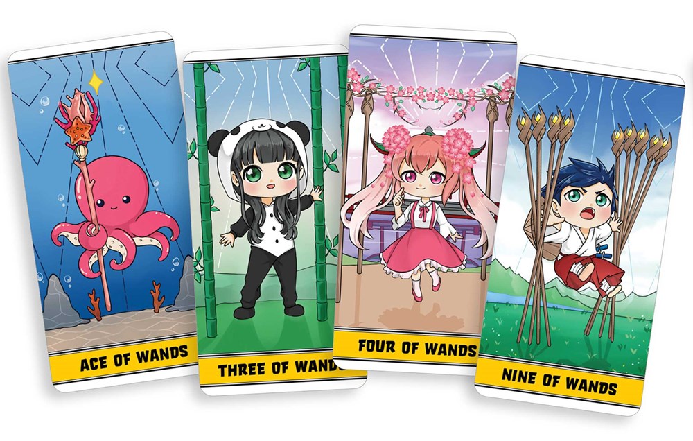 Chibi Tarot, A 78-Card Deck and Guidebook of Fun and Kawaii Chibi ...