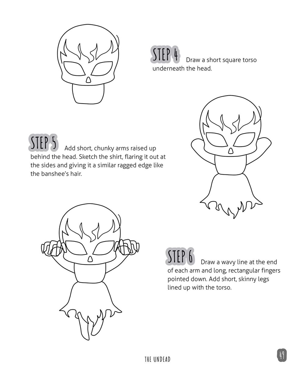 Drawing Spooky Chibi, Learn How to Draw Kawaii Vampires, Zombies ...