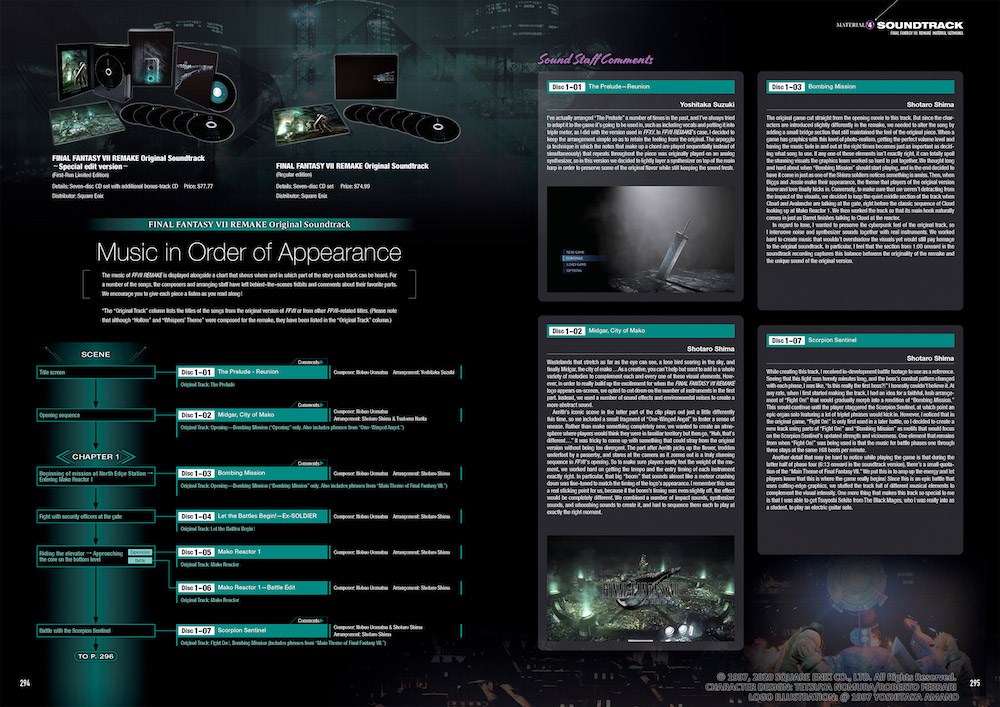 Final Fantasy VII Remake Material Ultimania, Material Ultimania by SQUARE ENIX | 9781646091218 ...