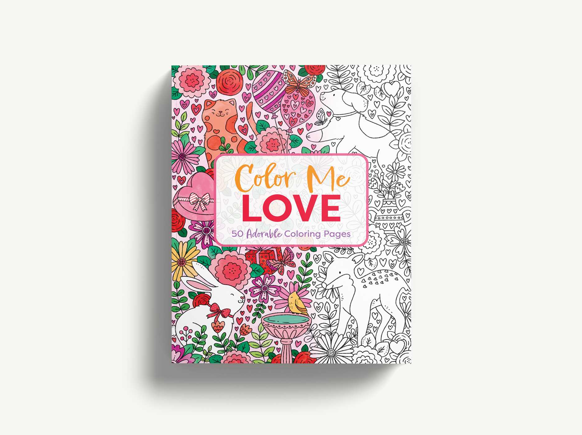 Color Me Love, A Valentine's Day Coloring Book (Adult Coloring Book ...
