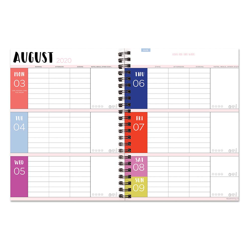 Classic Color Stripes - Medium - Daily Weekly Monthly July 2020 - June ...
