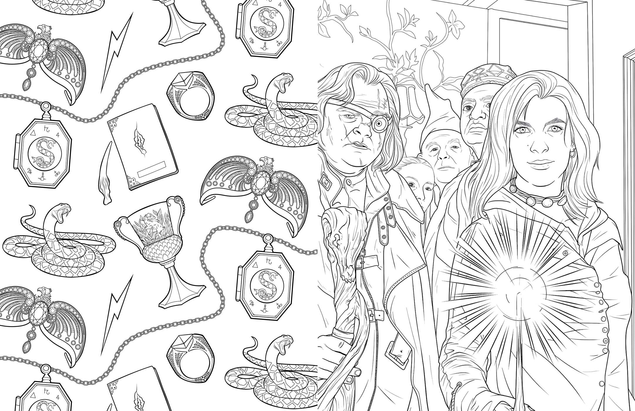 Harry Potter: Hufflepuff House Pride: The Official Coloring Book ...