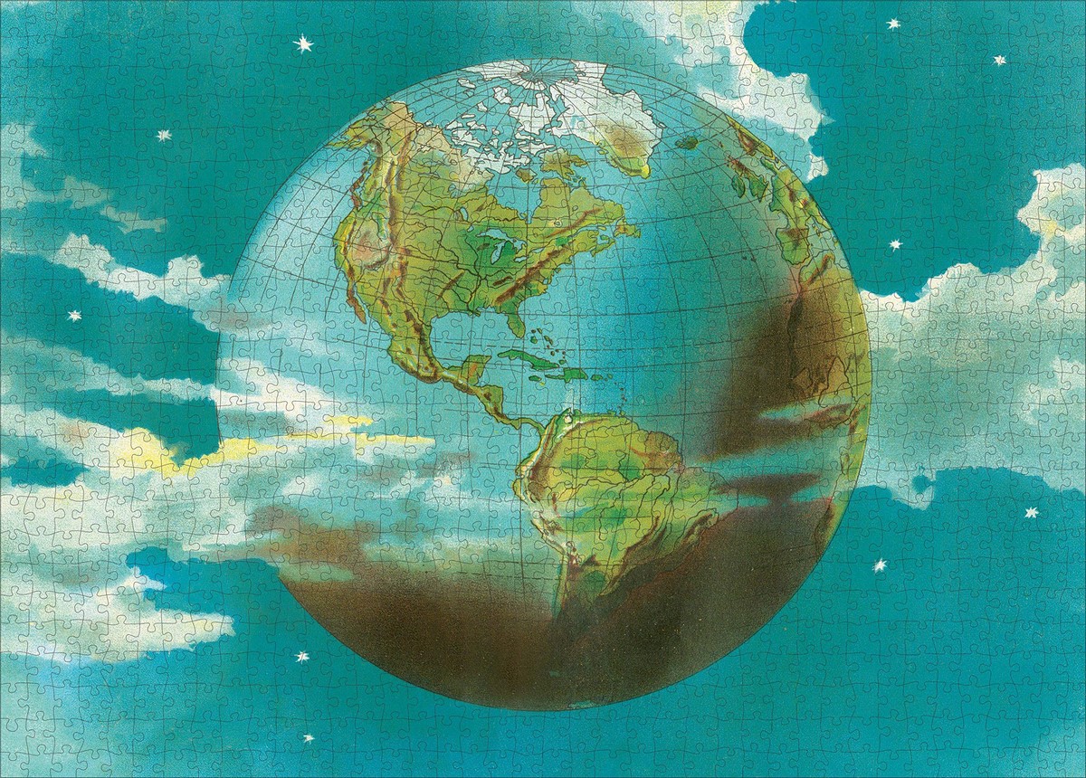 Planet Earth - Puzzle, 1000-Piece Jigsaw Puzzle by John Derian ...
