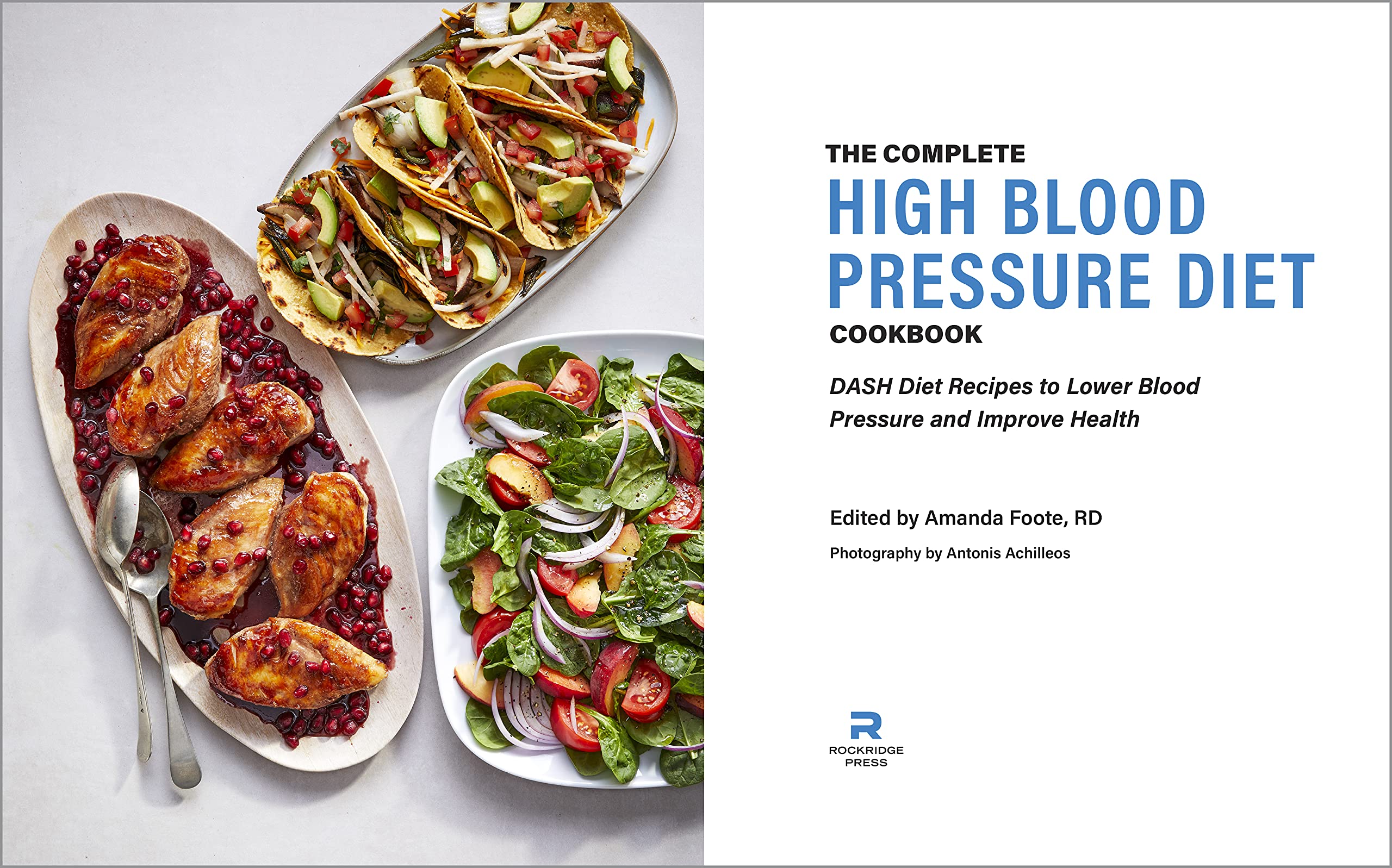 The Complete High Blood Pressure Diet Cookbook, Dash Diet Recipes to ...
