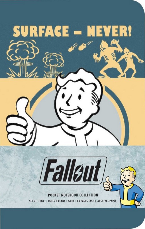 Fallout Pocket Notebook Collection, Set of 3 by Insight Editions ...