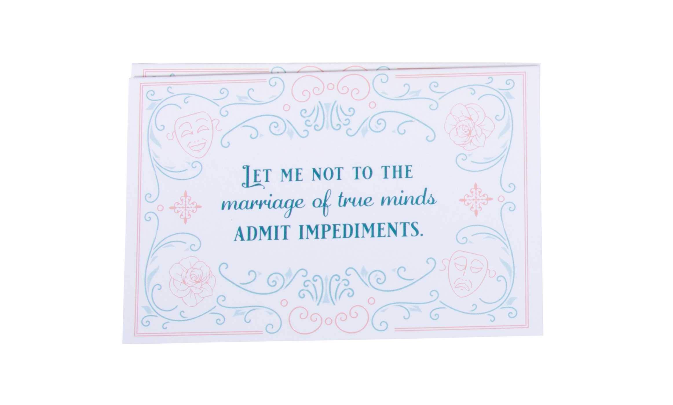 William Shakespeare Foil Note Cards, 10 Notecards and Envelopes by ...