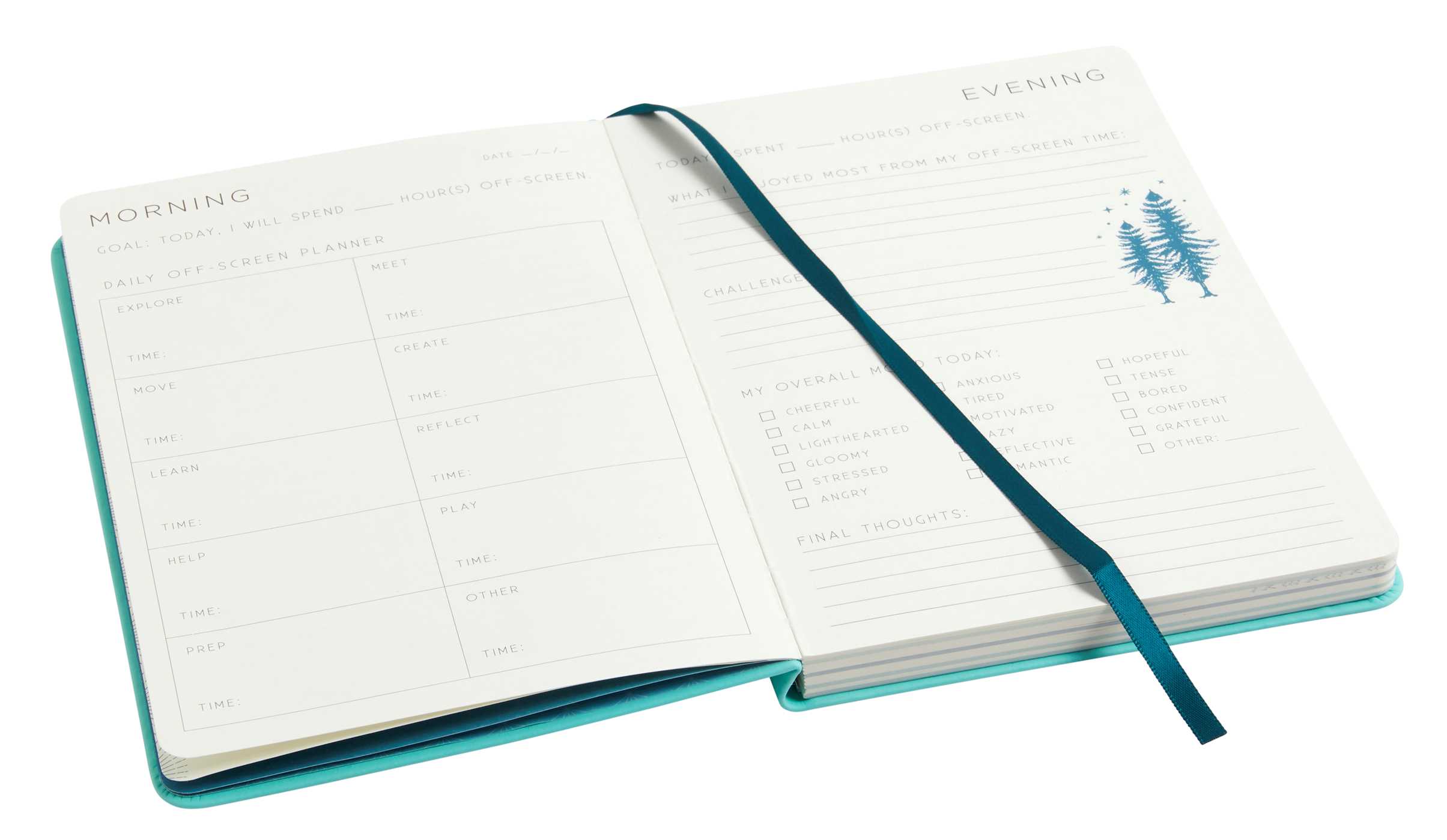 Unplug, A Day and Night Journal for Cultivating Off-Screen Well-Being ...