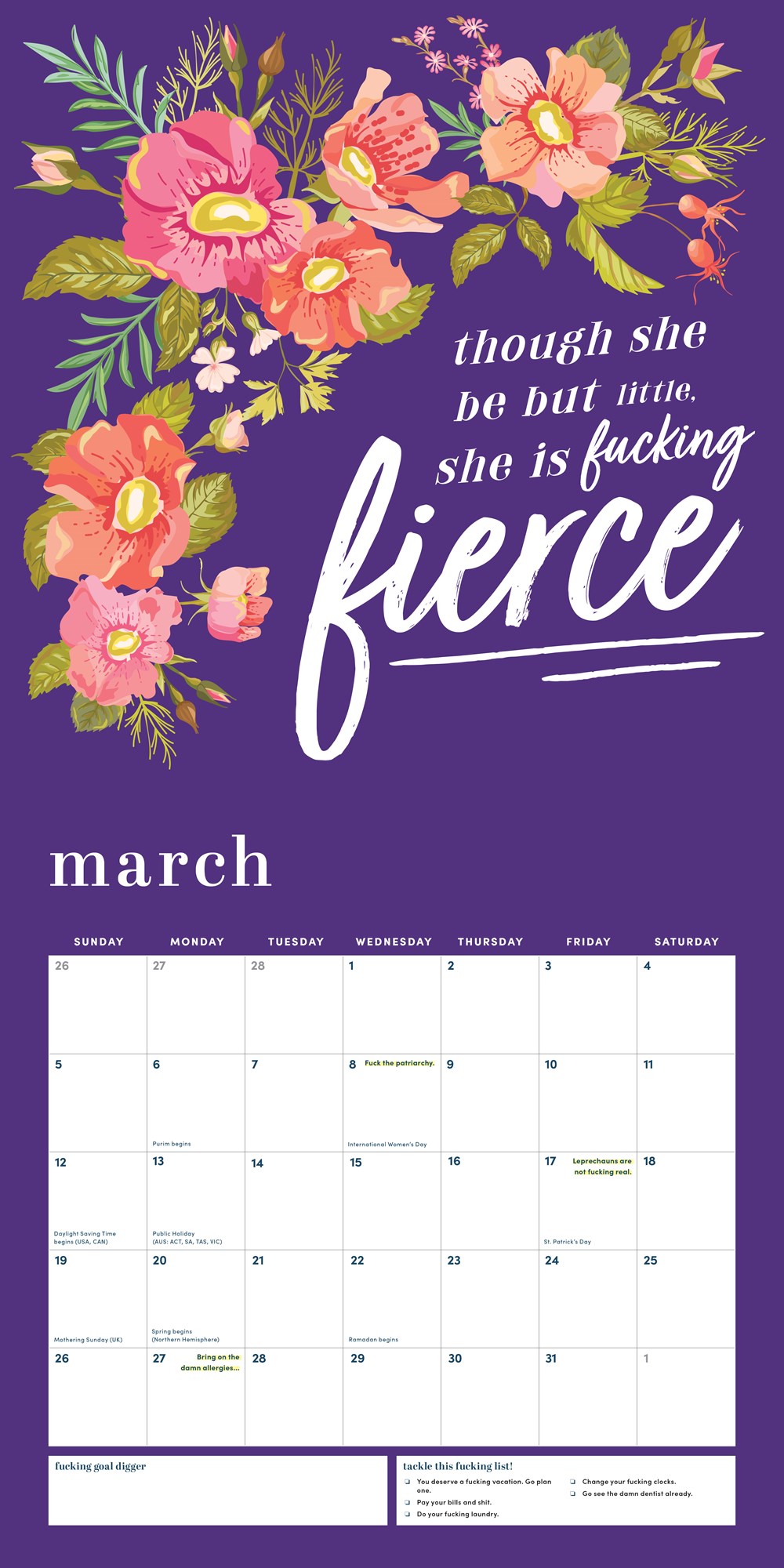 She Believed She Could So She F*cking Did - 2023 Wall Calendar ...
