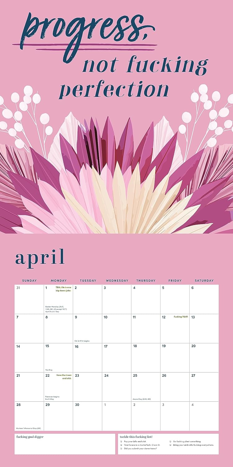 She Believed She Could So She F*cking Did - 2024 Wall Calendar ...