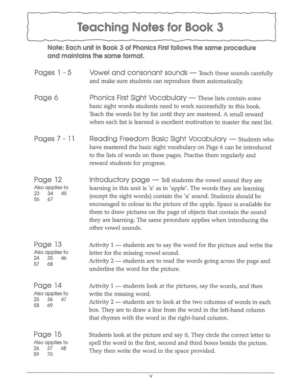 Phonics First : Book 3, Reading Freedom 2000 by Hunter Calder ...