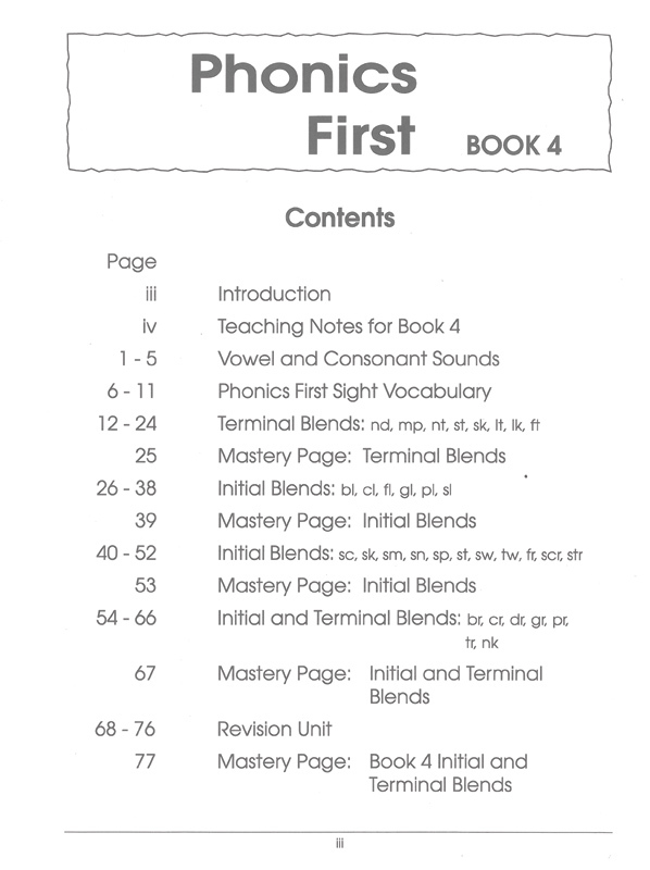 Phonics First : Book 4, Reading Freedom 2000 by Hunter Calder ...