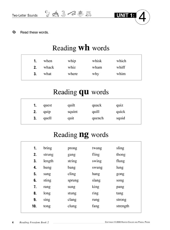 Reading Freedom Book 2 : Vowel and Consonant Digraphs, Reading Freedom ...