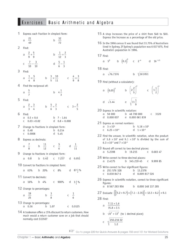 Booktopia - Excel Preliminary Mathematics Year 11, Excel by Excel ...
