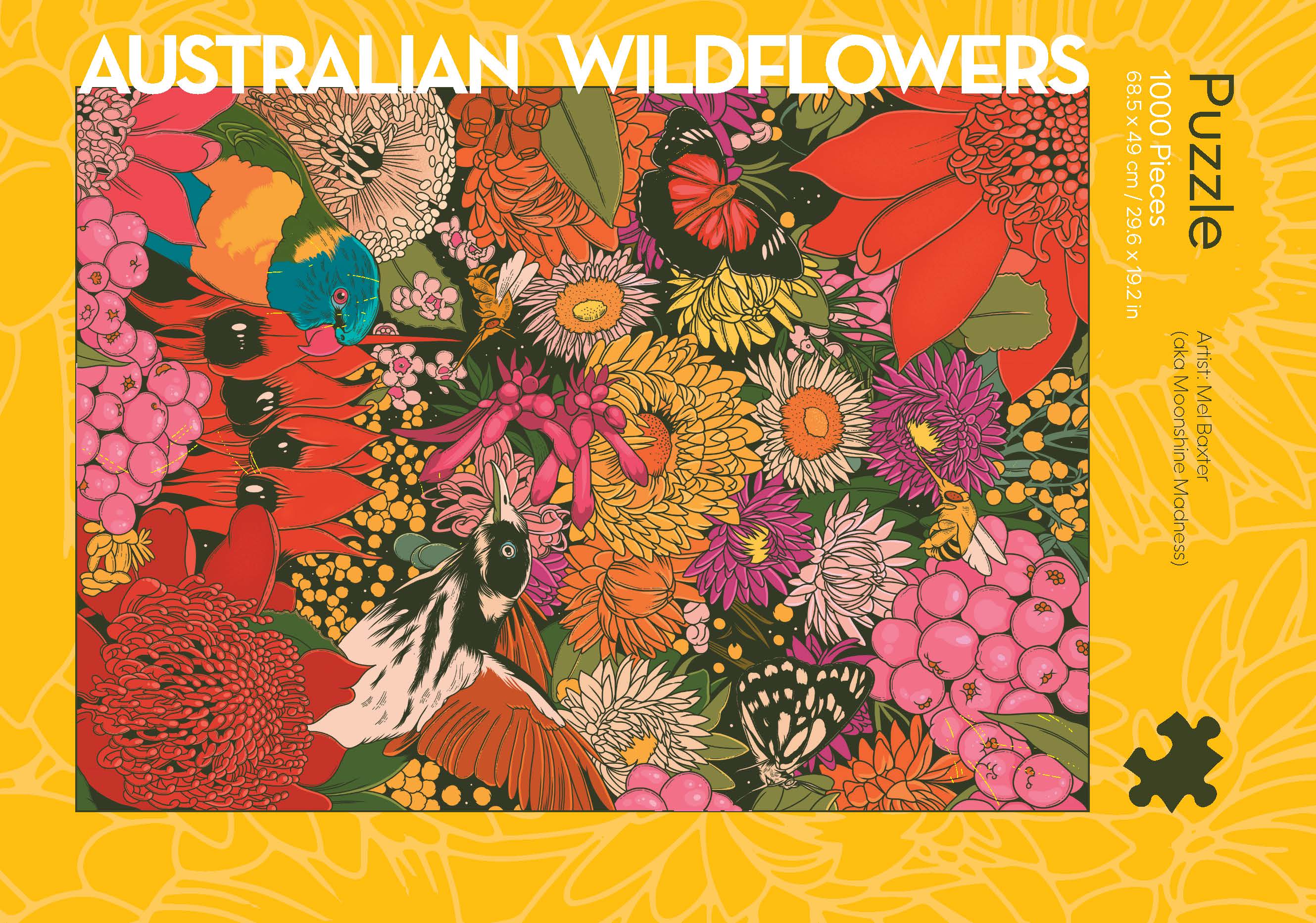 Australian Wildflowers - Puzzle, 1000-Piece Jigsaw Puzzle by Mel Baxter ...