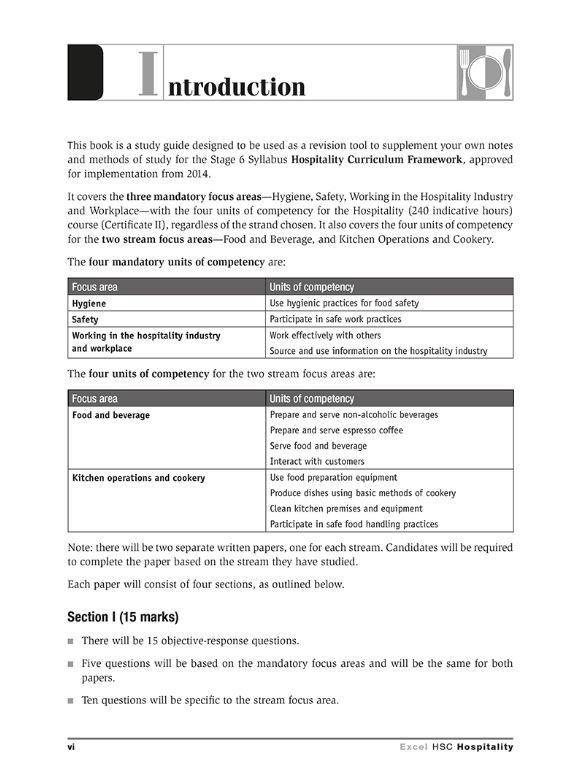 Excel HSC Hospitality Study Guide by Pascal Press | 9781741254846 | Booktopia