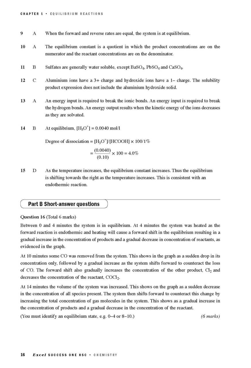 Excel Success One HSC Chemistry, 2021 Edition by Pascal Press ...