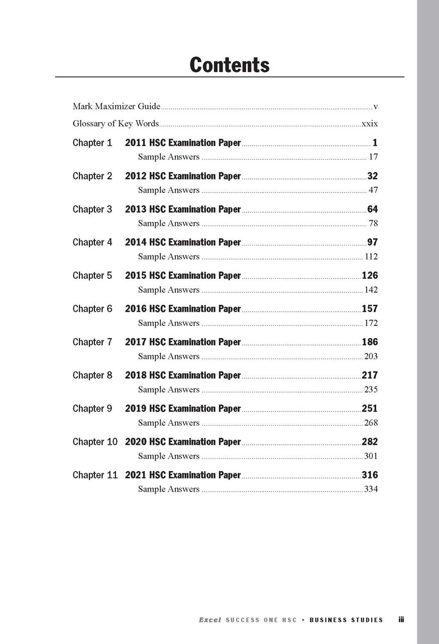 Excel Success One HSC Business Studies, 2022 Edition by Pascal Press | 9781741257212 | Booktopia