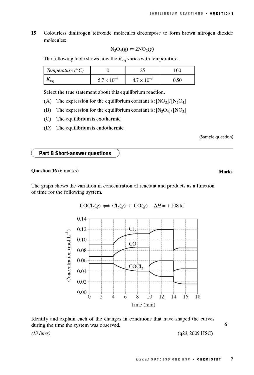 Excel Success One HSC Chemistry 2023 Edition | 9781741257465 | Booktopia