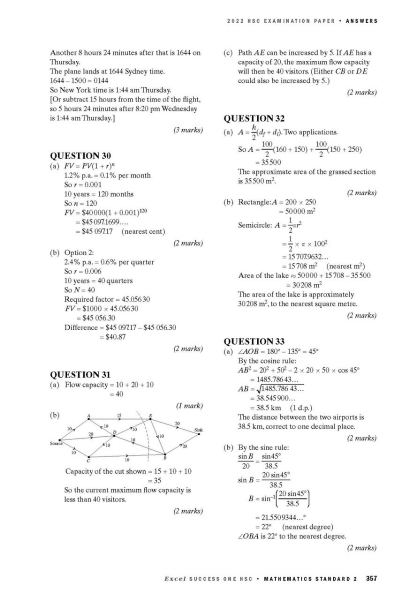 Excel Success One HSC Mathematics Standard 2 2023 Edition by 2023 ...