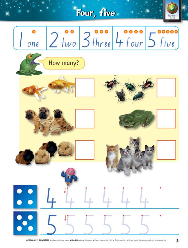NSW Targeting Maths Student Book : Year K, Australian Curriculum ...